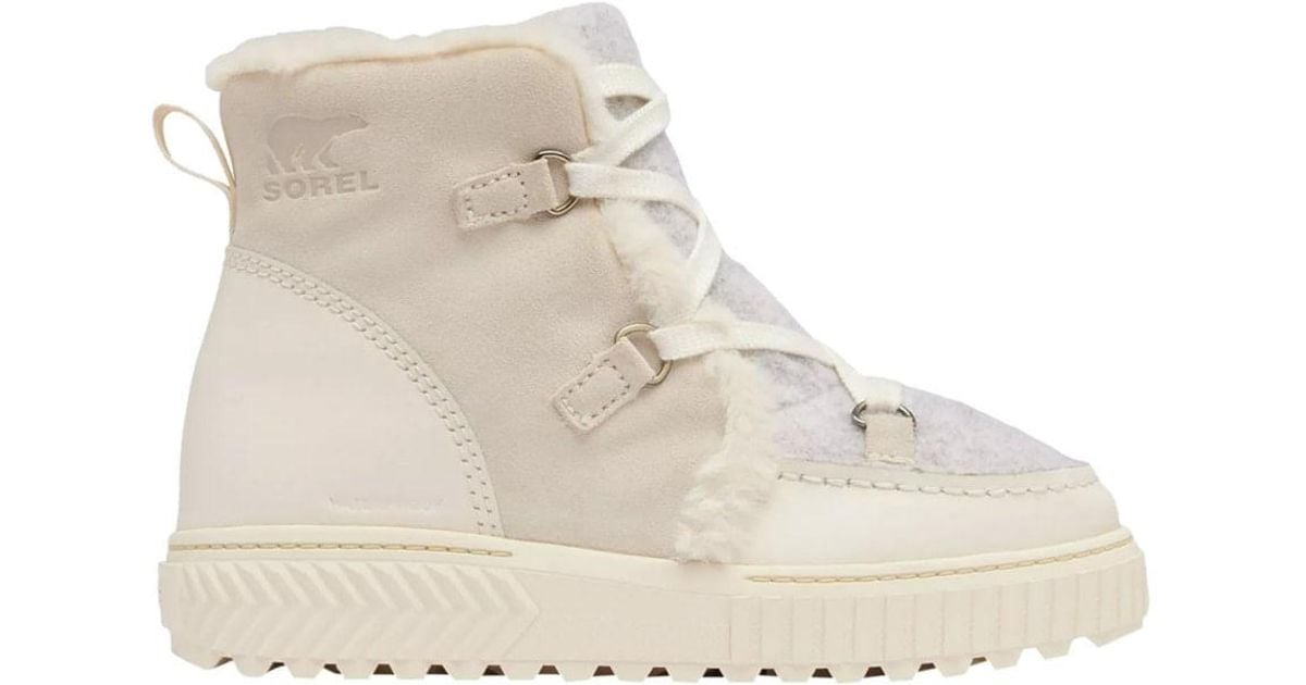 Sorel Ona Ave Alpine Boot Waterproof in Natural | Lyst