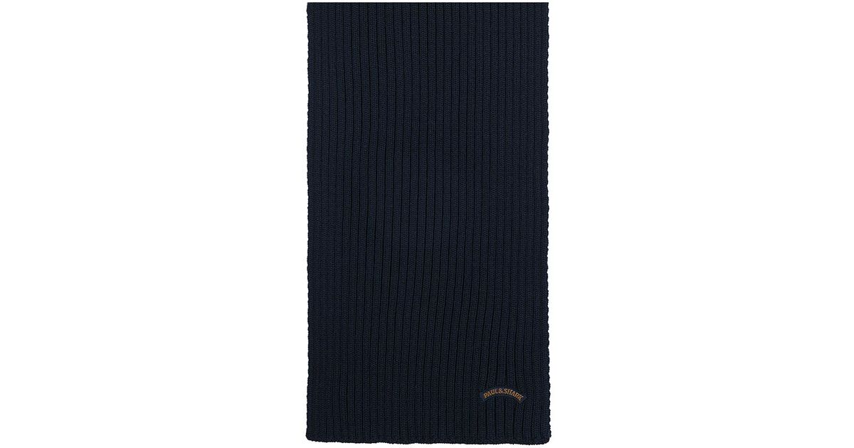 Paul & Shark Wool Scarf in Blue for Men | Lyst UK