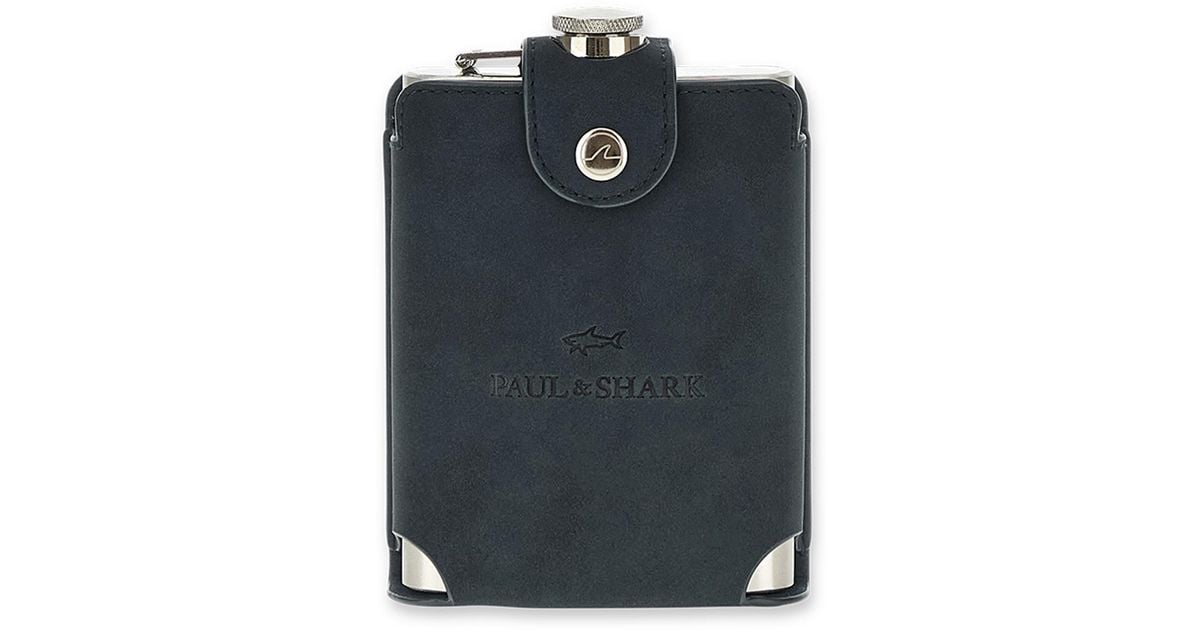 Paul & Shark Metal Flask With Case in Blue for Men | Lyst UK
