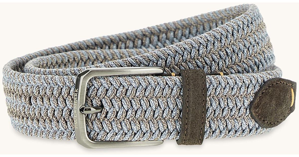Paul & Shark Elastic Braided Belt With Suede Finishes for Men | Lyst UK