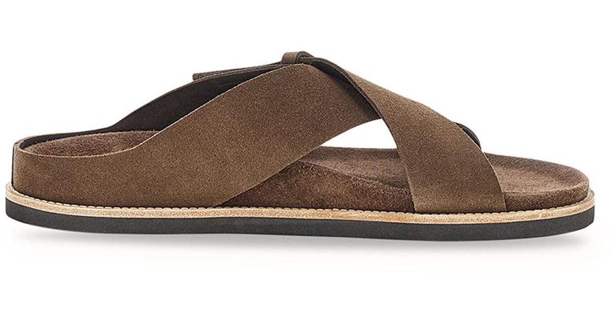 Paul & Shark Slip‑On Sandals in Brown for Men | Lyst UK
