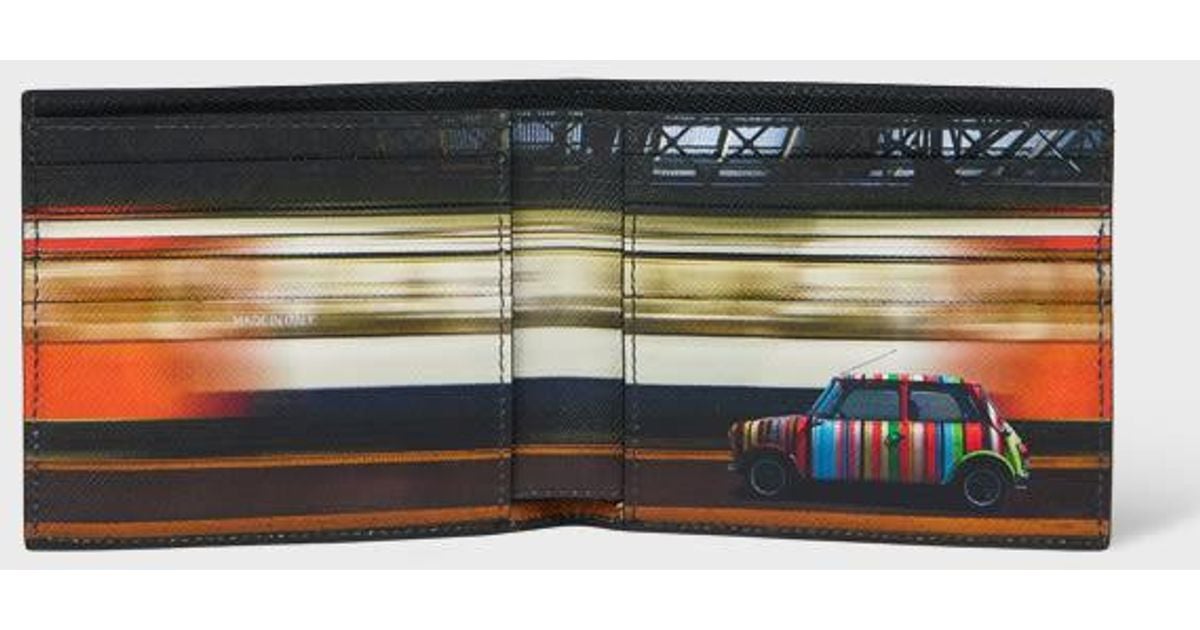 Paul Smith Leather 'Commuter Mini' Interior Billfold Wallet in Blue for ...