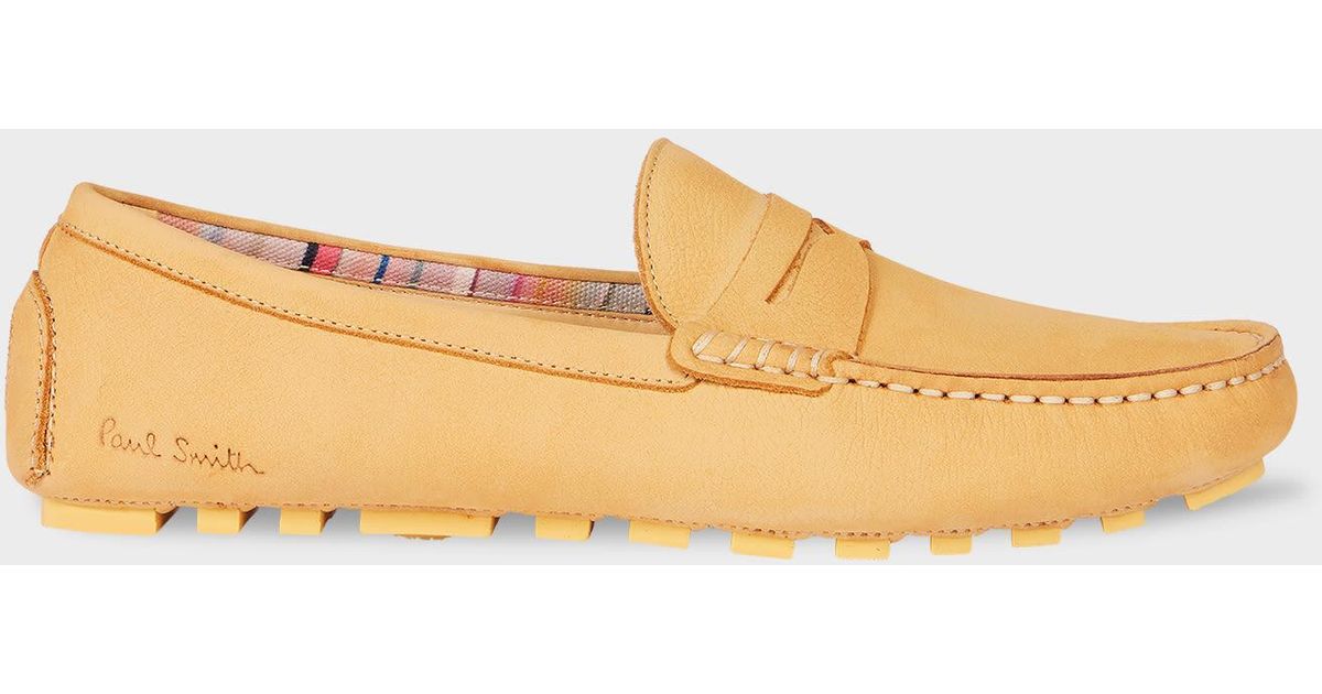 Paul Smith 'Tibbs' Loafers in Natural | Lyst