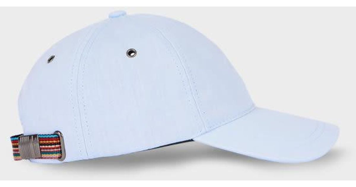 Paul Smith Light Linen Cap in Blue for Men | Lyst