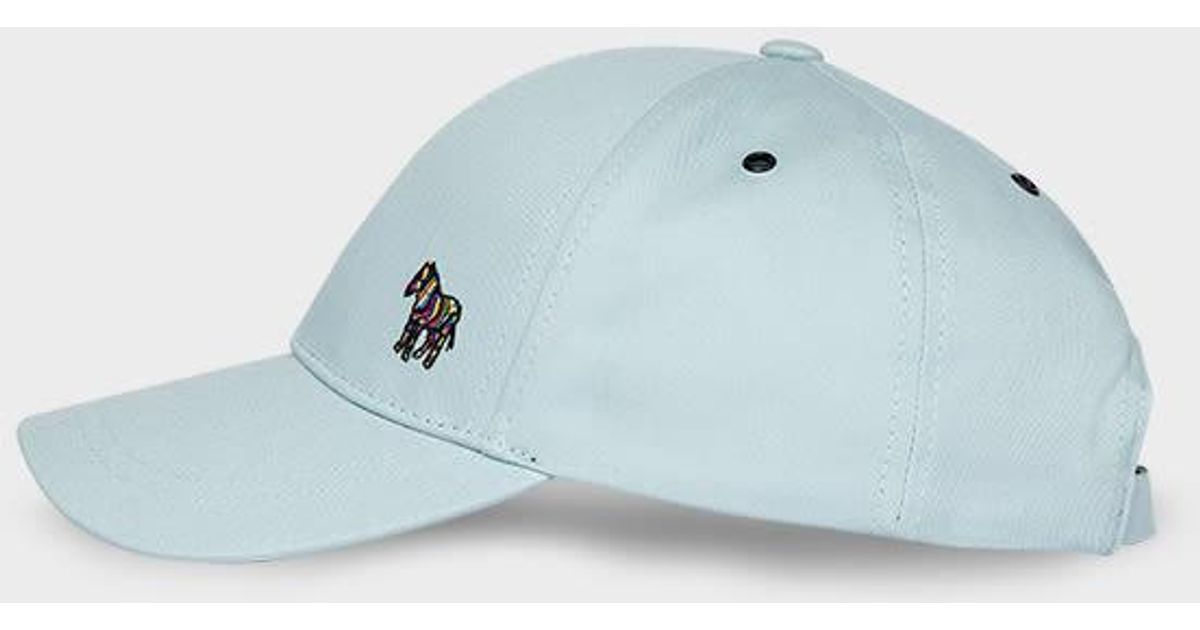 Paul Smith Light Zebra Logo Baseball Cap in Blue for Men | Lyst UK