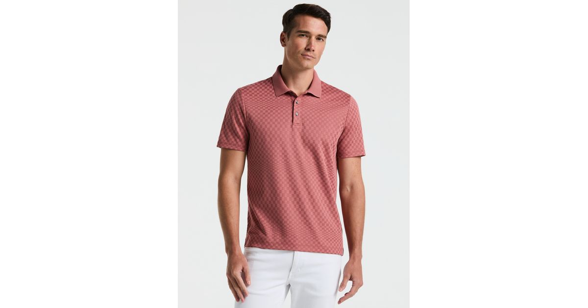 Perry Ellis Textured Ombre Polo Shirt for Men | Lyst
