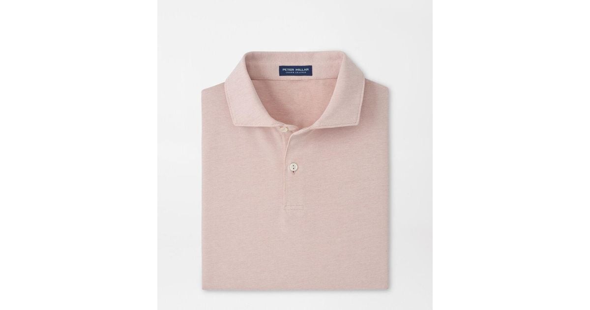 Peter Millar Albatross Cotton-Blend Piquã Polo in Pink for Men | Lyst UK