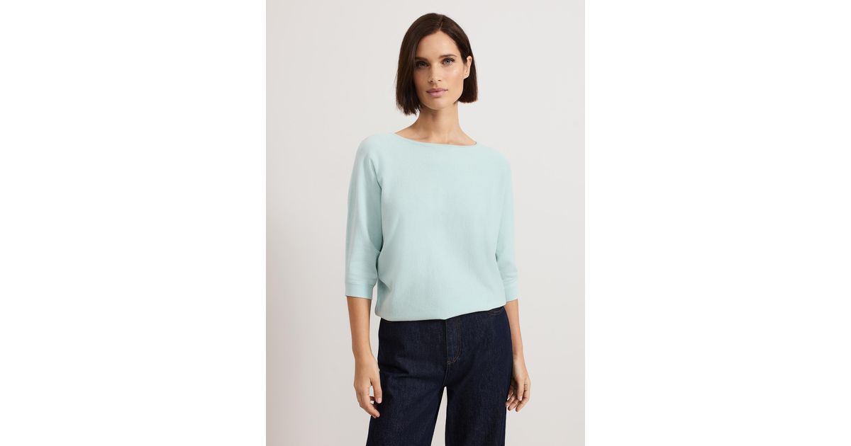 Phase Eight Cristine Batwing Knitted Jumper in Green | Lyst UK