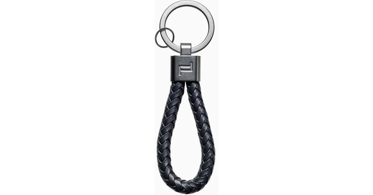 Porsche Design Key Ring Leather Cord in Blue | Lyst UK