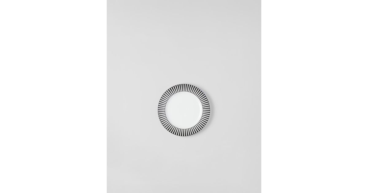 Prada Set Of Two Porcelain Dessert Plates in Metallic | Lyst