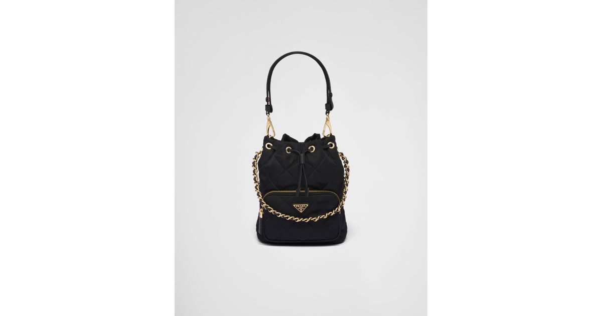 Prada Re-Edition 1995 Chaîne Re-Nylon Shoulder Bag in Black | Lyst