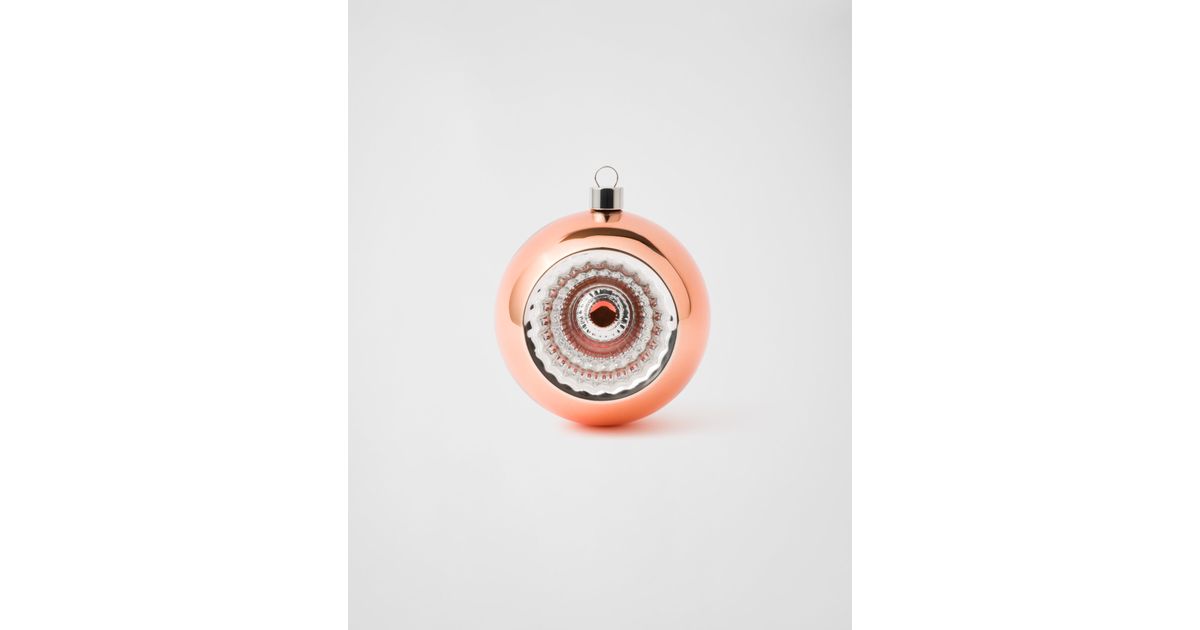 Prada Glass Christmas Ornaments in White | Lyst UK