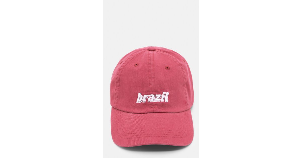 Pull&Bear Brazil Cap in Pink | Lyst UK