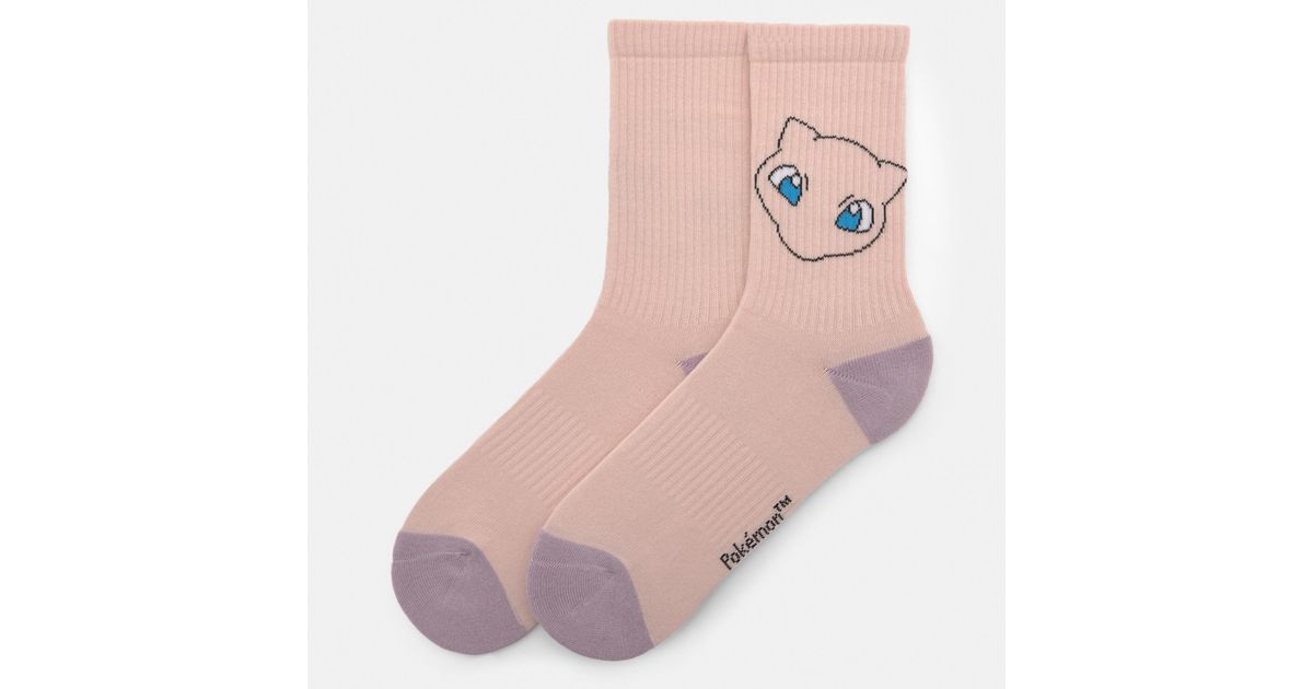 Pull&Bear Pokémon Mew Socks in Pink for Men | Lyst UK