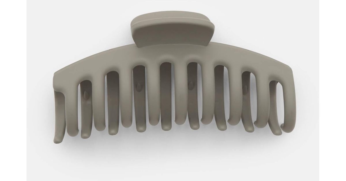 Pull&Bear Basic Hair Clip in Grey | Lyst UK
