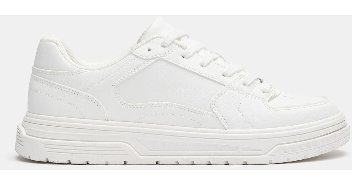 Pull&Bear Basic Trainers in White for Men | Lyst UK
