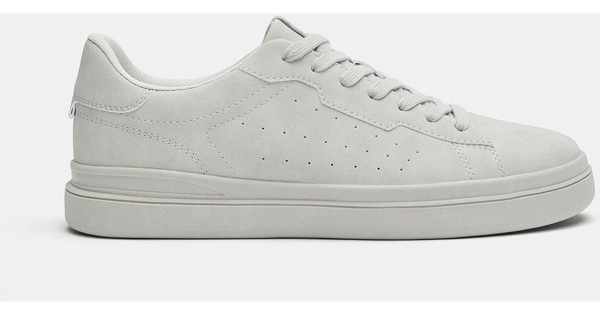 Pull&Bear Basic Chunky Sole Trainers in White for Men | Lyst UK