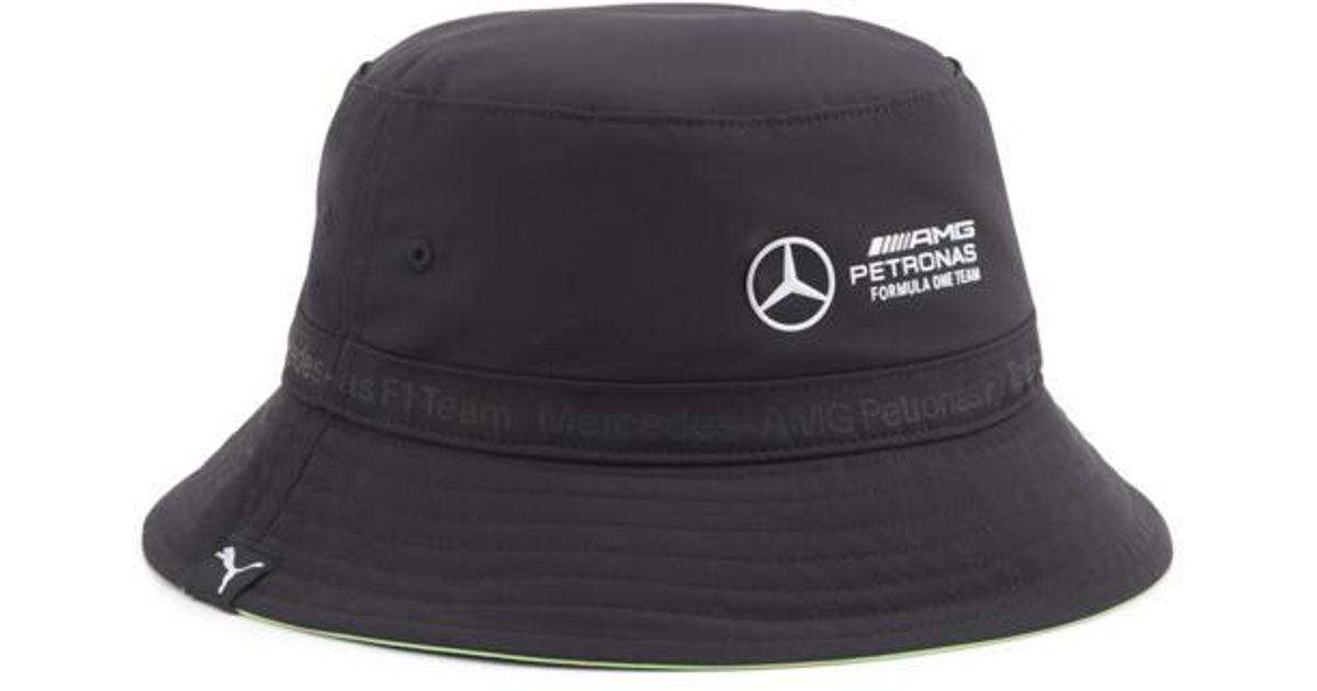 PUMA Mercedes-Amg Petronas F1Â Statement Bucket Hat in Black | Lyst