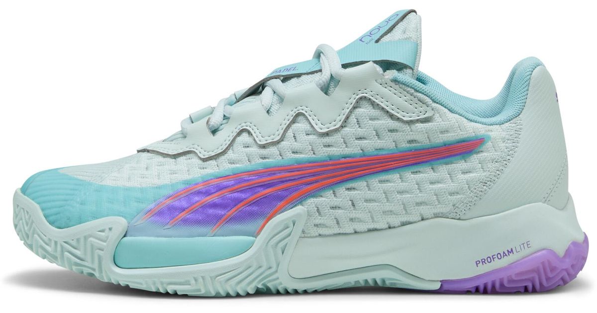 PUMA Nova Elite Padel Boots Peaceful/ Glimmer/Safe Lake in Blue | Lyst