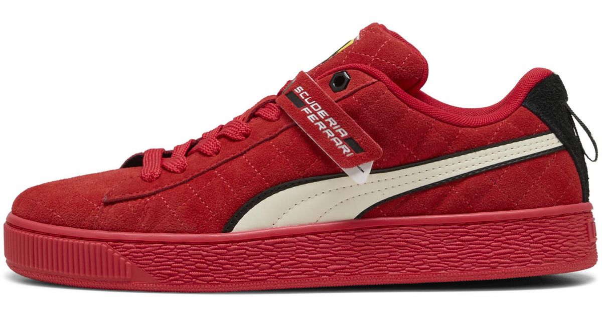 PUMA Scuderia Ferrari Suede Xl Hero Sneakers in Red | Lyst