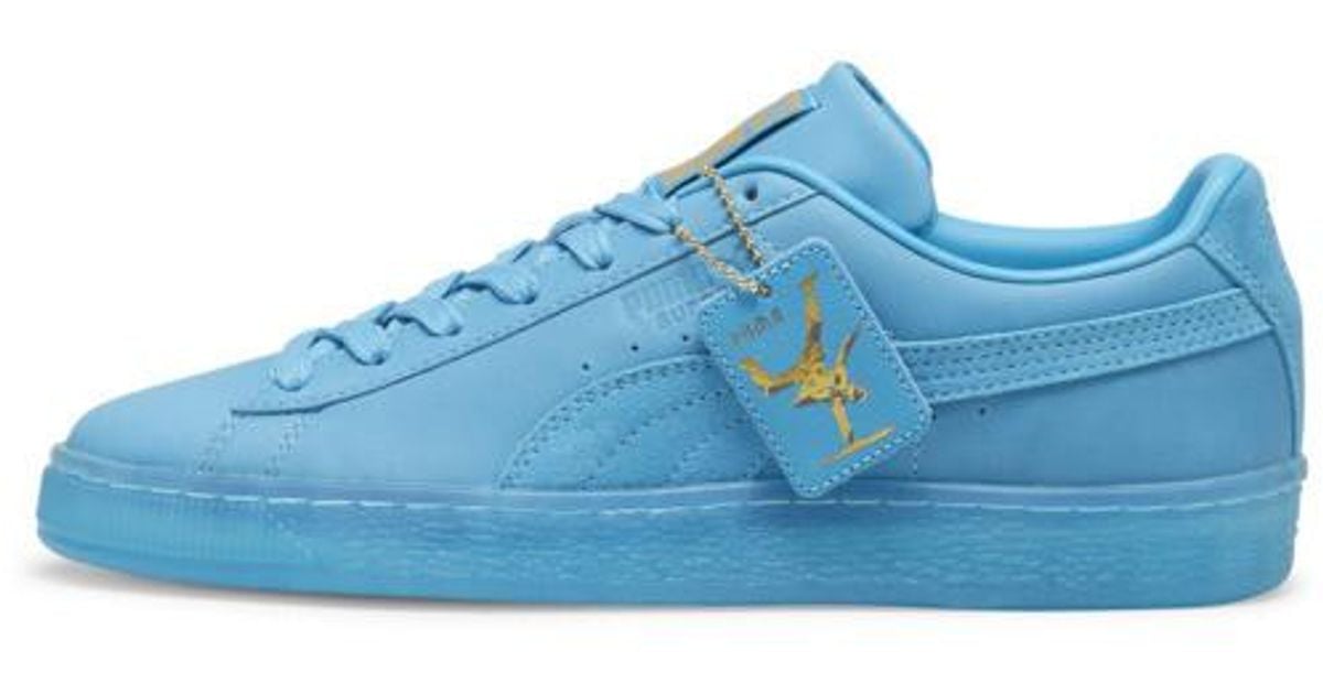 PUMA Play Loud Suede Sneakers in Blue | Lyst