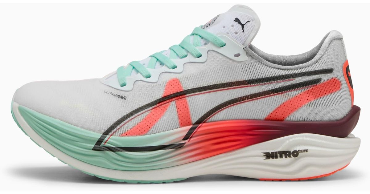 PUMA X Hyrox Deviate Nitroâ Elite 3 Running Shoes in White for Men | Lyst UK