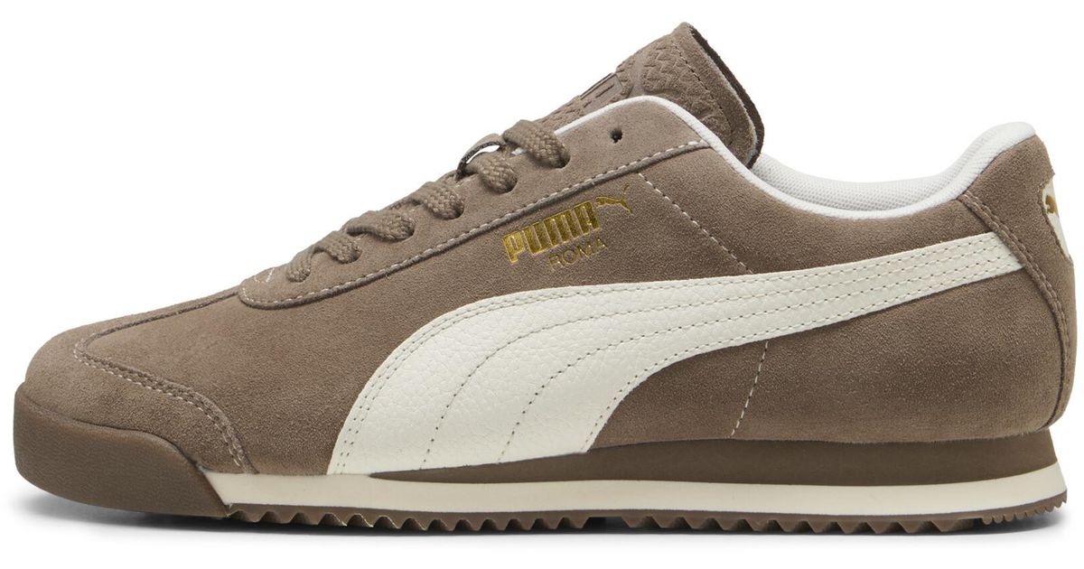 PUMA Roma Suede Sneakers in Brown for Men | Lyst