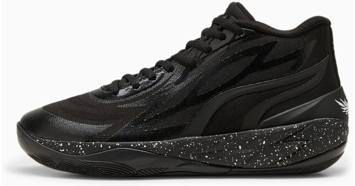 PUMA Mb.02 Basketball Shoes in Black for Men | Lyst UK