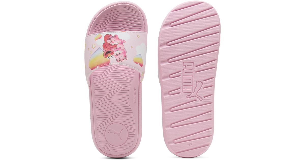 PUMA X Care Bears X Sesame Street Cool Cat Slides in Pink | Lyst