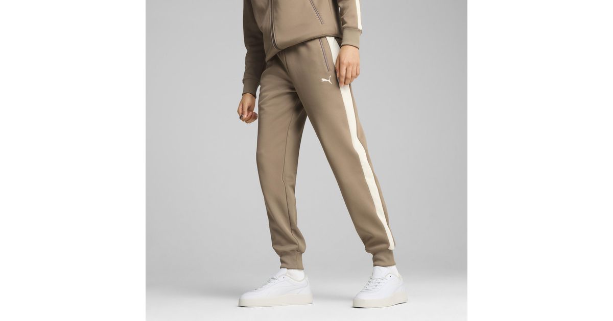PUMA T7 Always On Track Pants in Natural for Men | Lyst