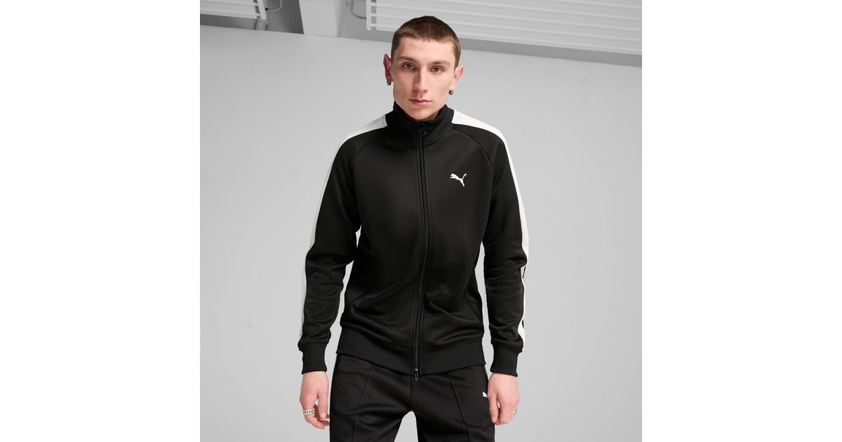 PUMA T7 Track Jacket in Black for Men | Lyst UK