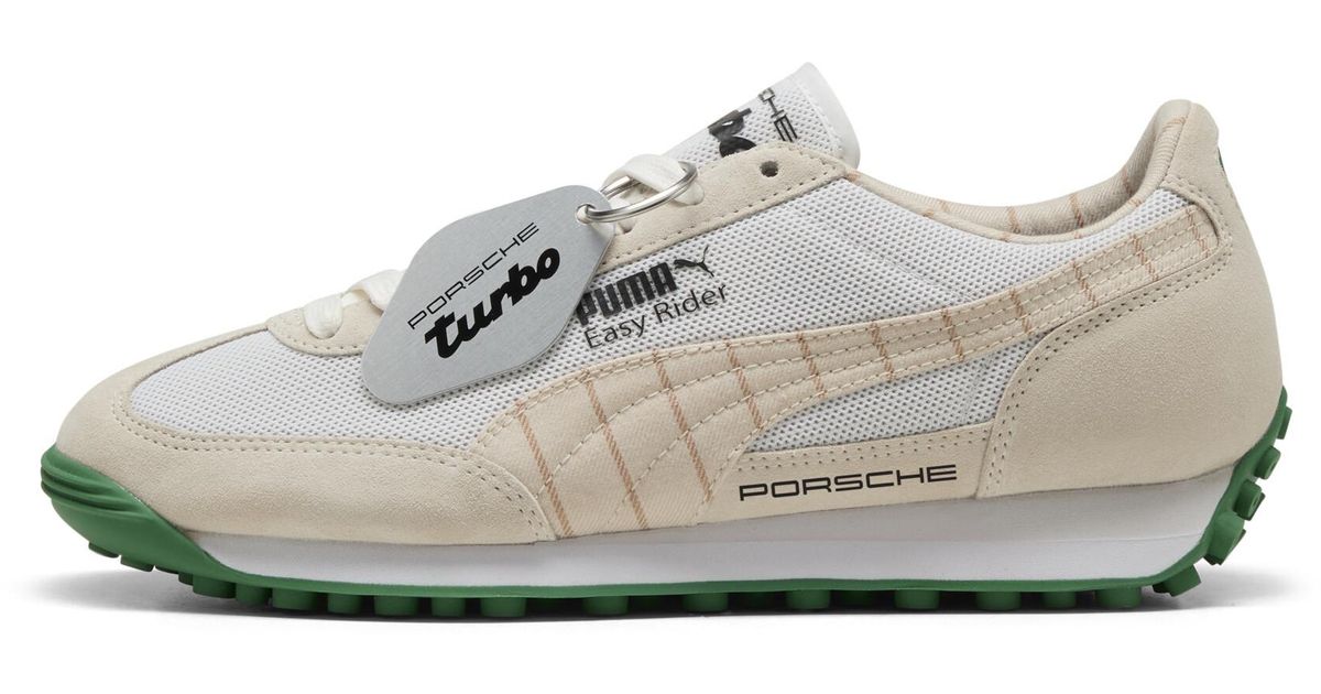 PUMA Porsche Legacy Easy Rider Pinstripe Sneakers in White | Lyst