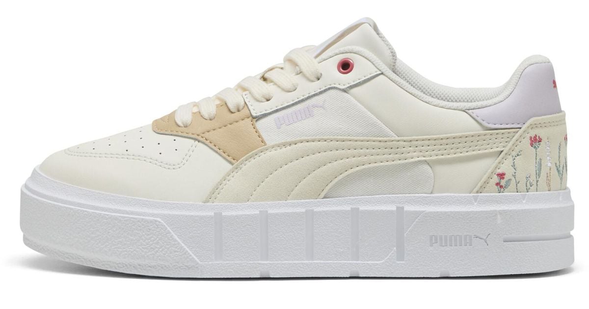 PUMA Cali Court Secret Garden Sneakers in White | Lyst