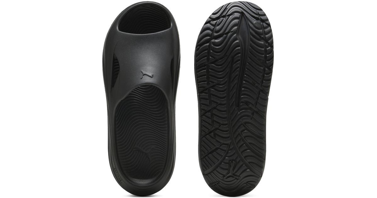 PUMA Softride Zerog Slides in Black | Lyst