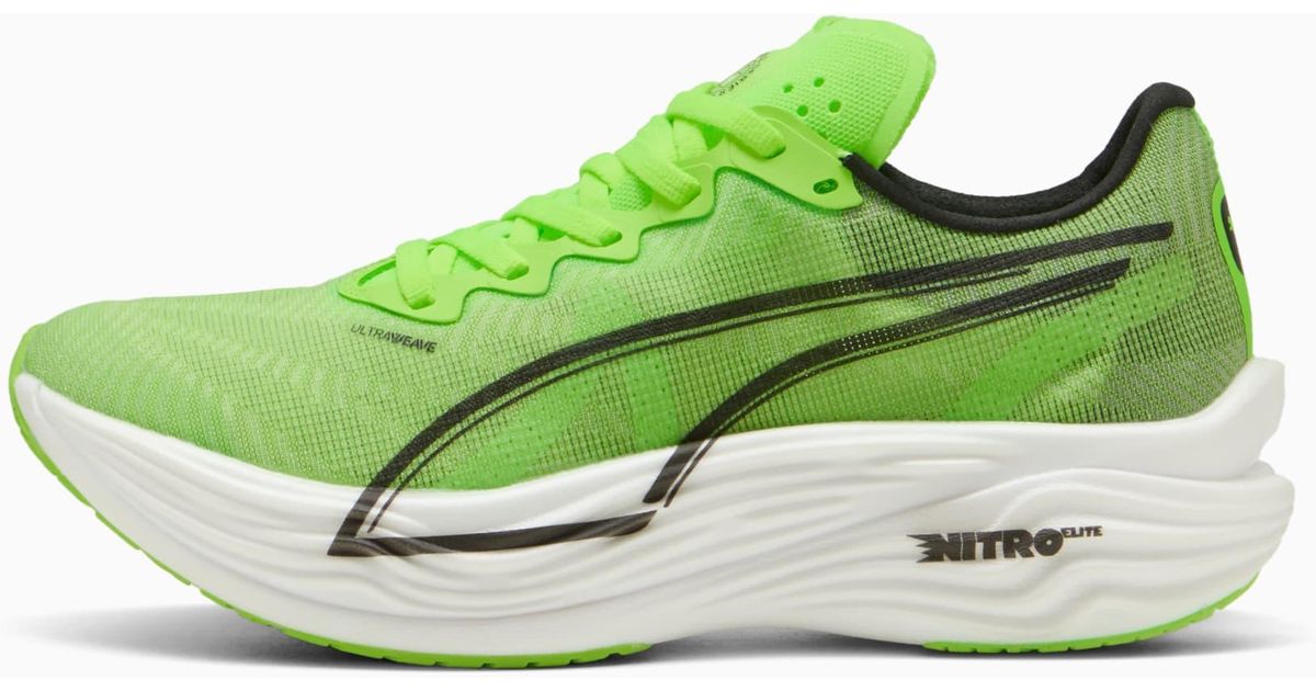 PUMA X Hyrox Deviate Nitro Elite Running Shoes Glare in Green | Lyst UK