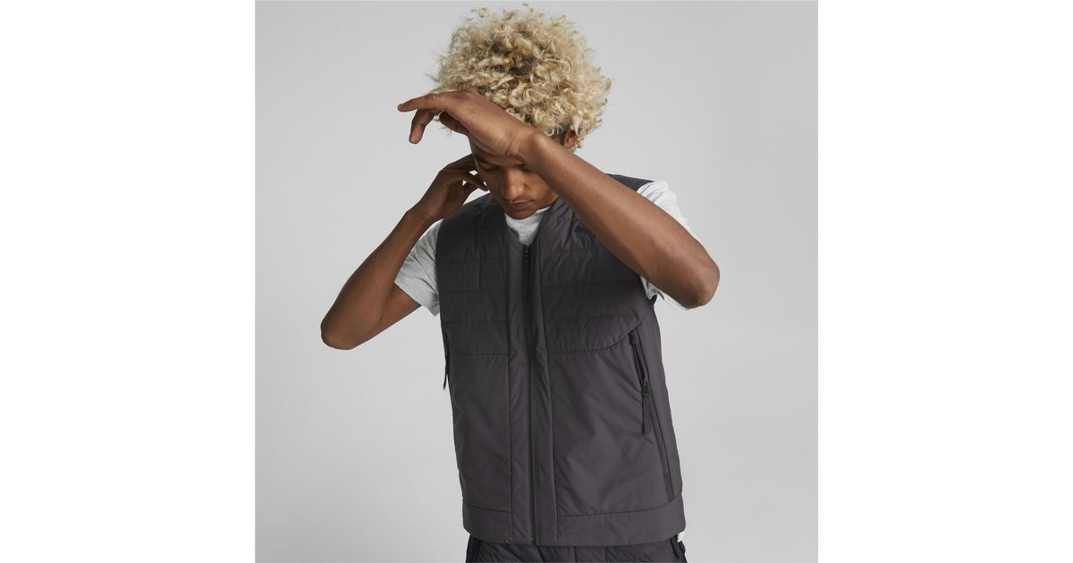 PUMA Tech Dc Primaloftâ Gilet in Black for Men | Lyst