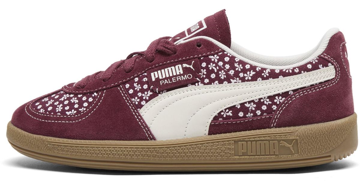 PUMA Palermo Tiny Florals Sneakers in Pink | Lyst