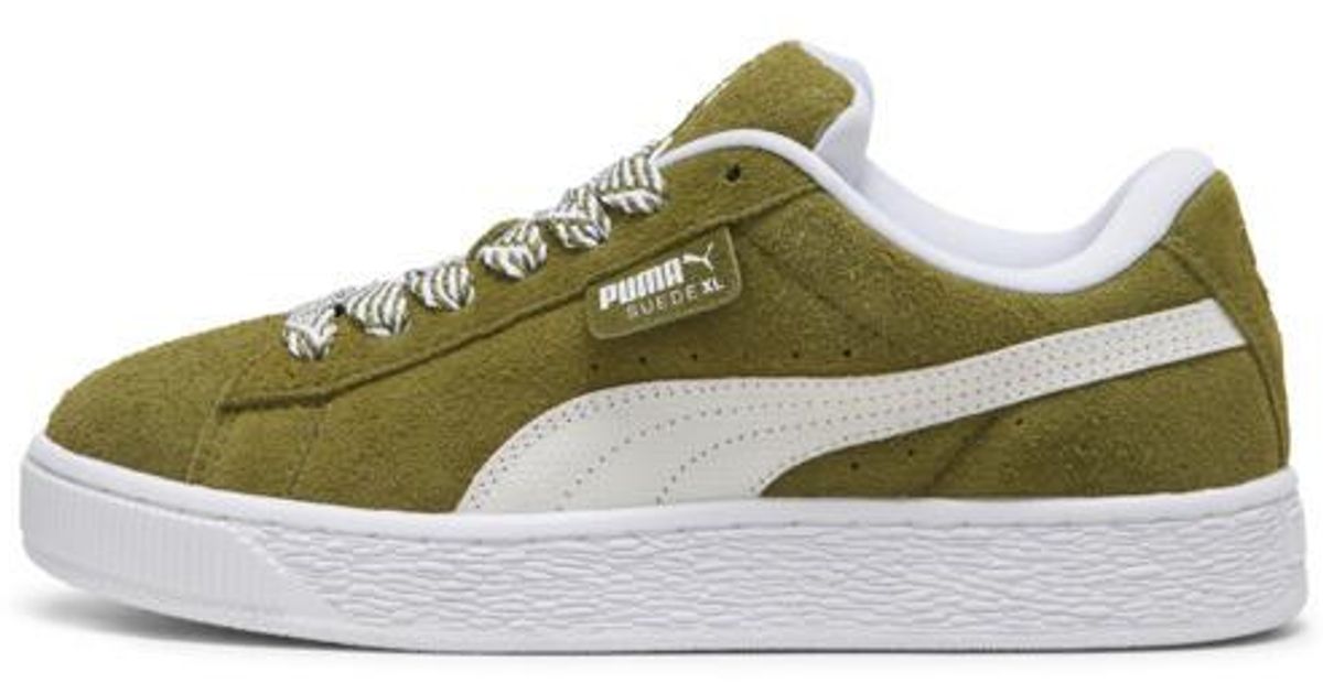 PUMA Suede Xl Soft Sneakers in Green | Lyst