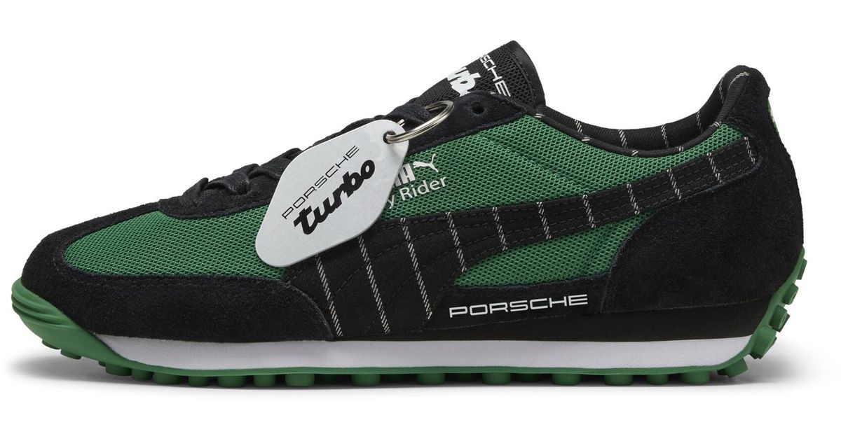 PUMA Porsche Legacy Easy Rider Pinstripe Sneakers in Green | Lyst