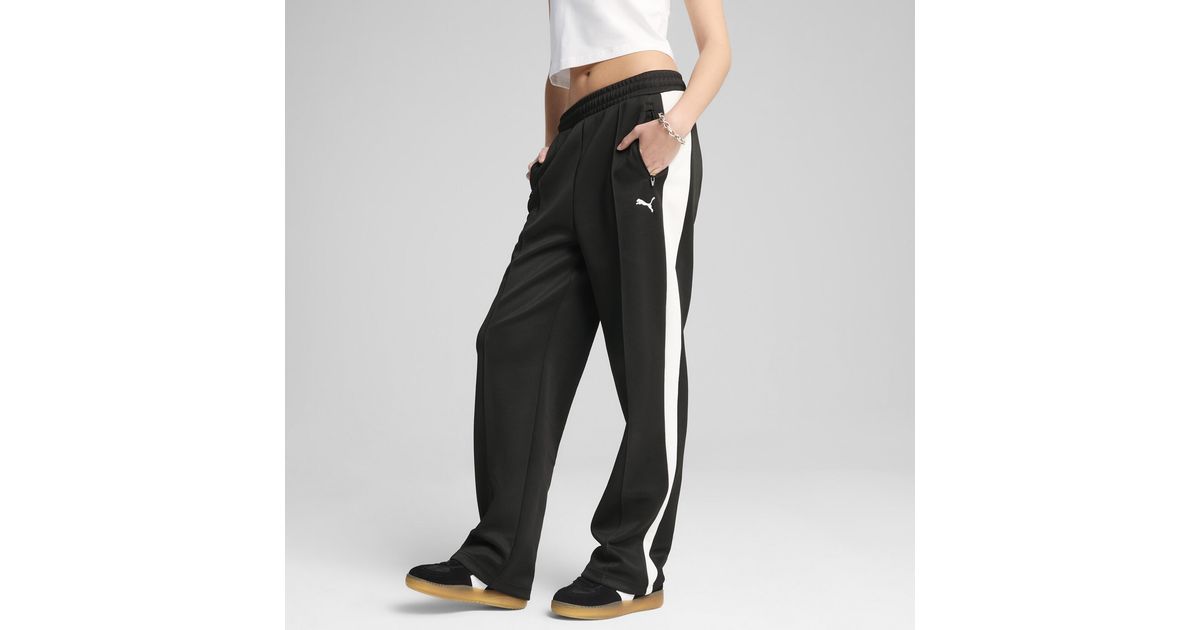 PUMA T7 Always On Straight Track Pants in Black | Lyst