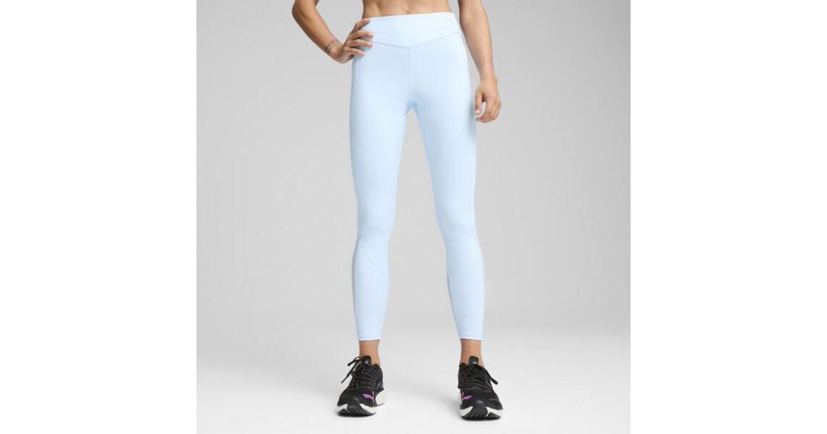 PUMA X Pamela Reif Shiny Tights in White | Lyst