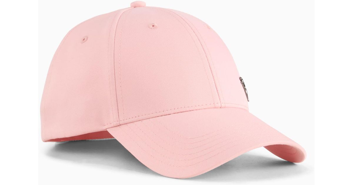 PUMA Essentials Metal Cat Baseball Cap in Pink | Lyst UK