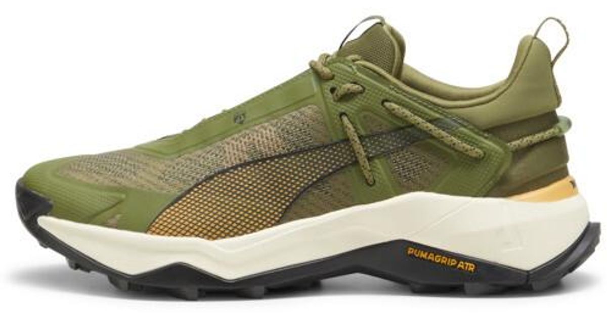 PUMA Seasons Explore Nitroâ ¢ Hiking Shoes in Green for Men | Lyst