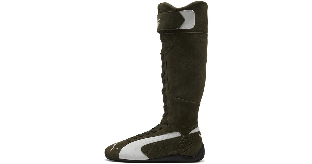 PUMA Speedcat Boot Knee-High Boots in Black | Lyst