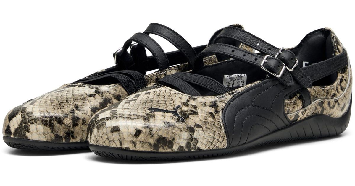 PUMA Speedcat Ballet Snake Print Sneakers in Black | Lyst UK