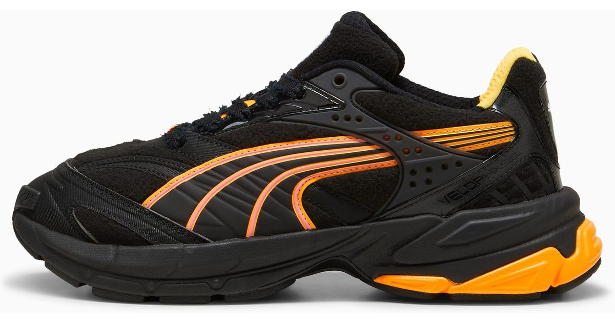 PUMA Scuderia Ferrari Neon Energy Velophasis Sneakers in Black | Lyst UK