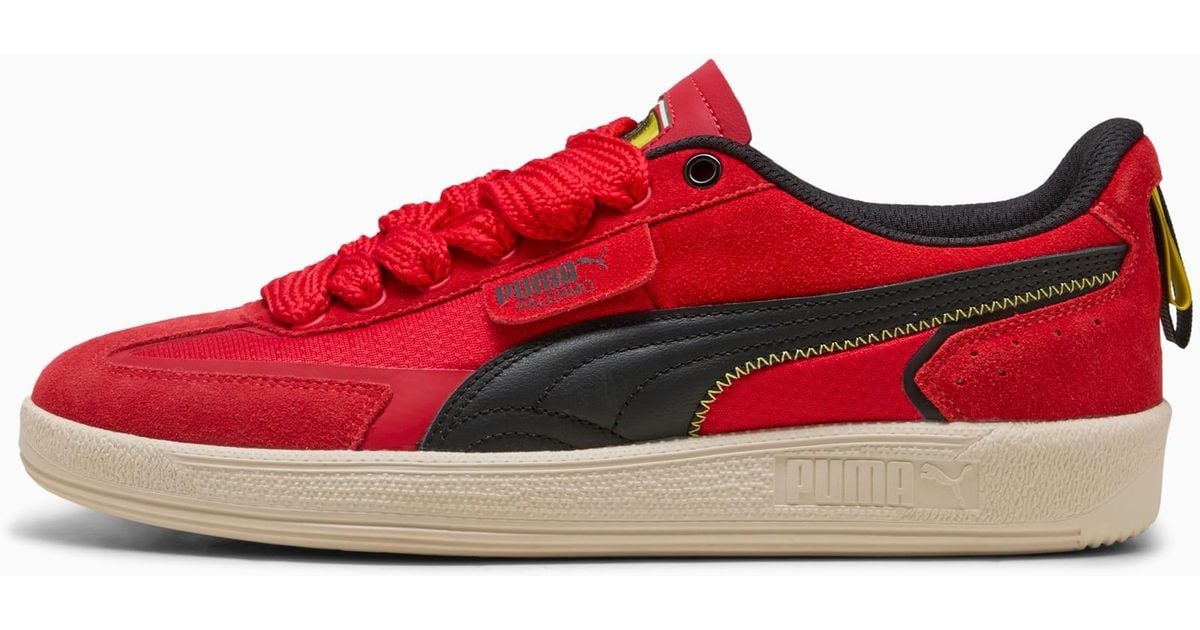 PUMA Scuderia Ferrari Palermo Sneakers in Red | Lyst UK