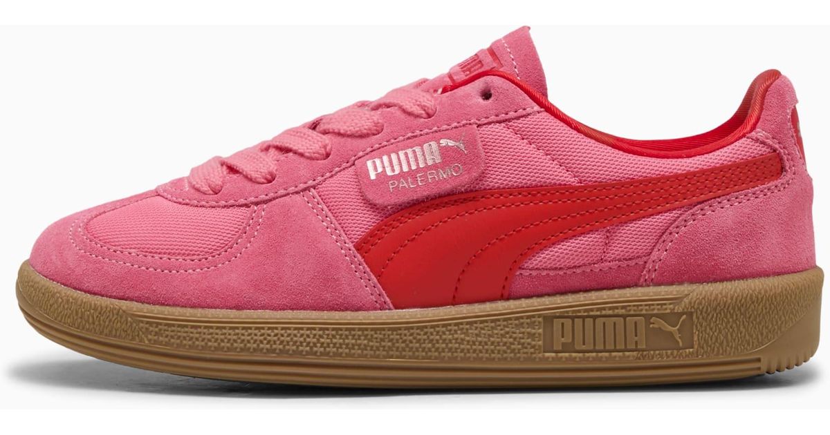 PUMA Palermo Love Sneakers Youth, Magic Rose/For All Time in Red | Lyst UK
