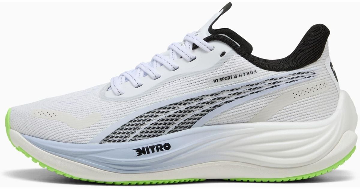 PUMA X Hyrox Velocity Nitro Running Shoes /Cool Weather in White | Lyst UK