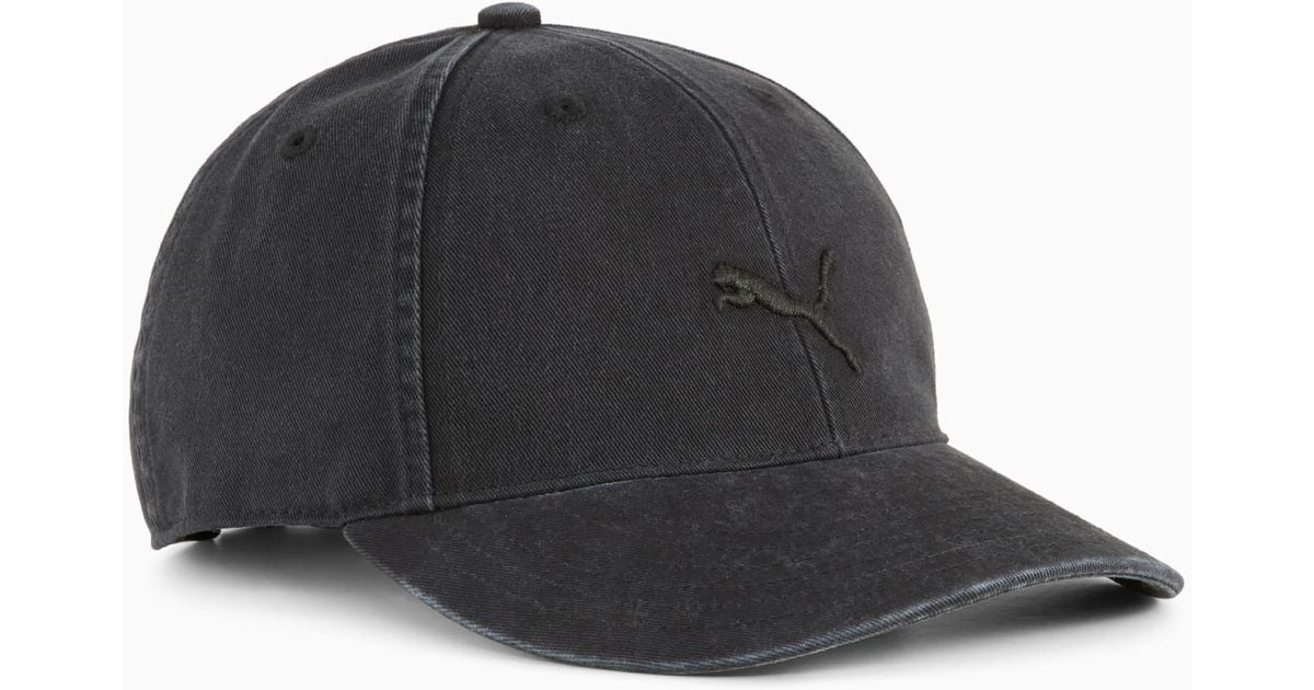 PUMA Premium Essentials Classic Baseball Cap in Black | Lyst UK